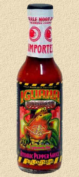 Iguana Radioactive Atomic Pepper Hot Sauce 5oz - The Chile Addict