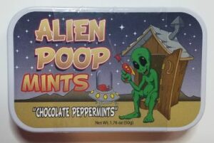 Mints-Alien Poop Chocolate Peppermints 1.76oz - The Chile Addict