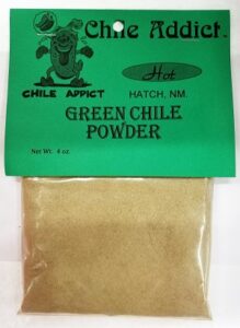 Chile Addict Green Chile Powder-Hot 4oz - The Chile Addict